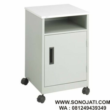 Meja Printer Kayu Mobile Stand - Sono Jati Furniture