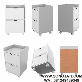 Meja Printer Minimalis Florbela - Sono Jati Furniture