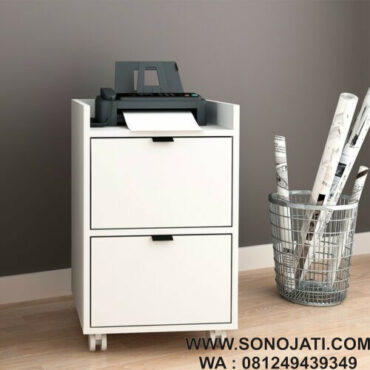 Meja Printer Minimalis Florbela - Sono Jati Furniture