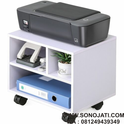 Meja Printer Mobile Stand - Sono Jati Furniture