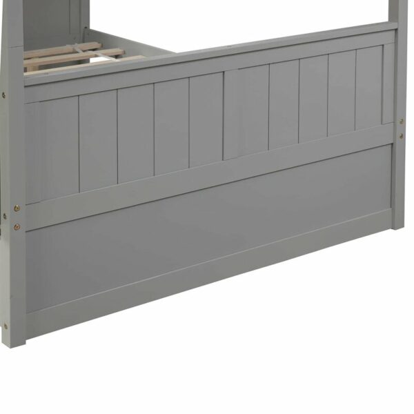 Ranjang Susun Kayu Minimalis Bevers Full - Sono Jati Furniture
