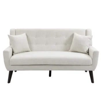 Sofa Set Minimalis Putih Stephanny 3 - Sono Jati Furniture