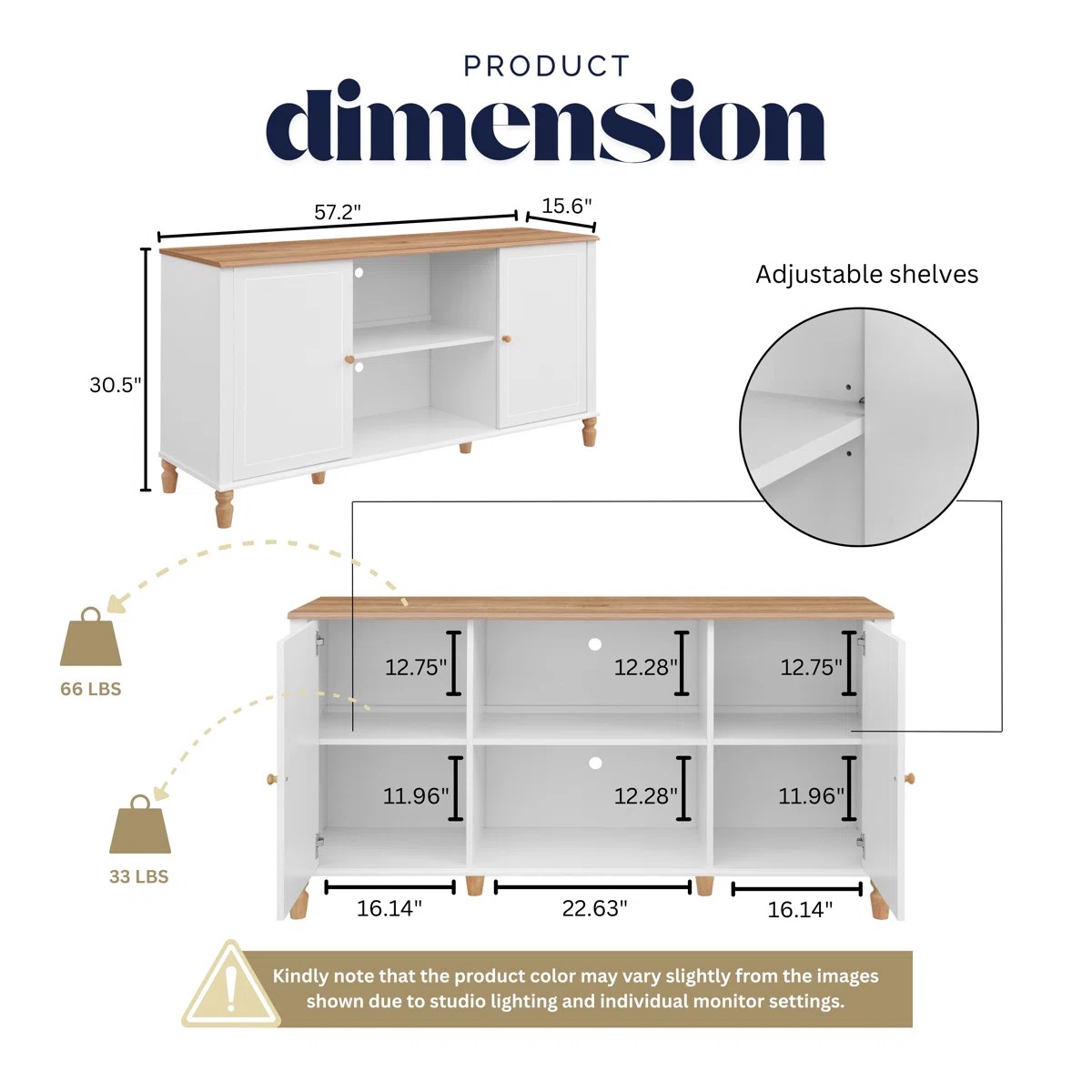Model Meja TV Putih Minimalis Woody - Sono Jati Furniture
